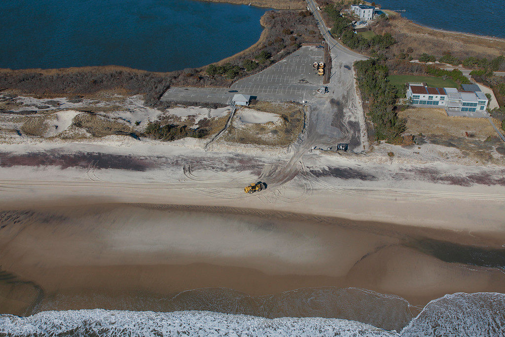 Progress at Flying Point Beach Post Superstorm Sandy – Dan’s Papers