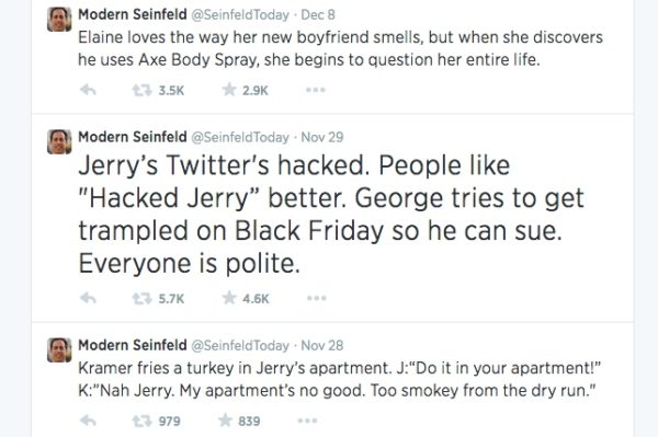 The 25 Best Modern Seinfeld Tweets – Dan’s Papers