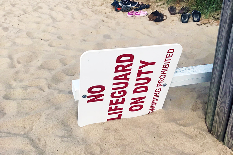 The Bikini: How Georgica Beach Was Closed For Labor Day Weekend Swimming