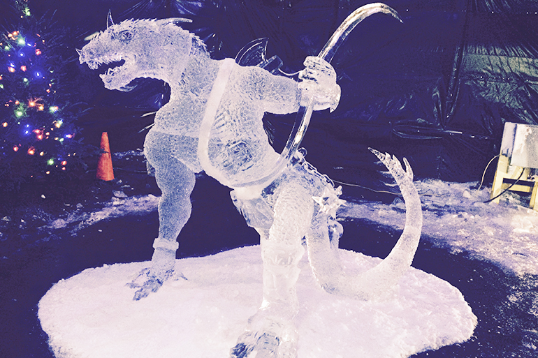 World’s Fastest Ice Carver Rich Daly Brings Chills at HarborFrost