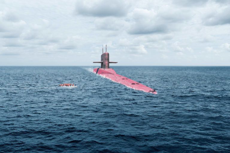 Hamptons Police Dept. Submarine Mistaken for Rare Pink Blue Whale