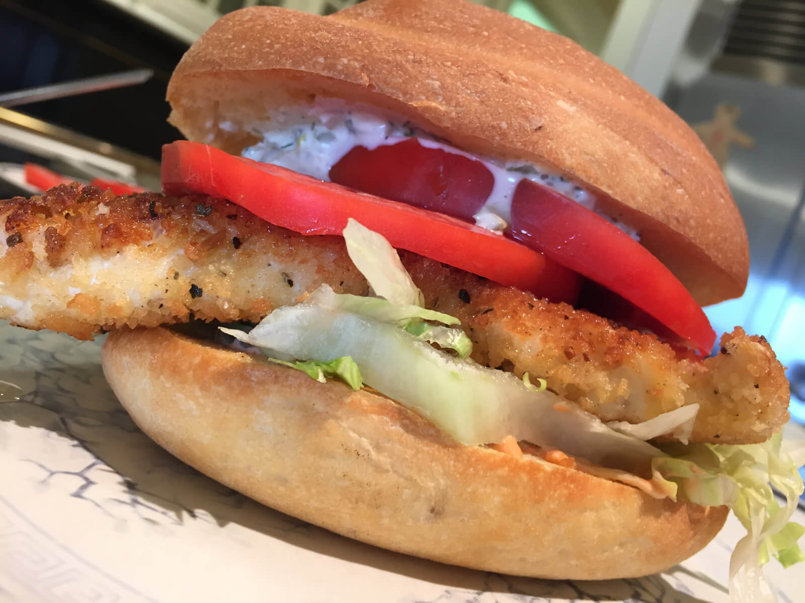 Crispy Fish Sandwich – Dan’s Papers