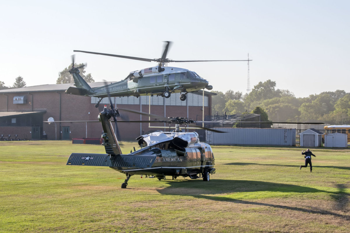 President Trump Makes Quick Hamptons Visit – Dan’s Papers