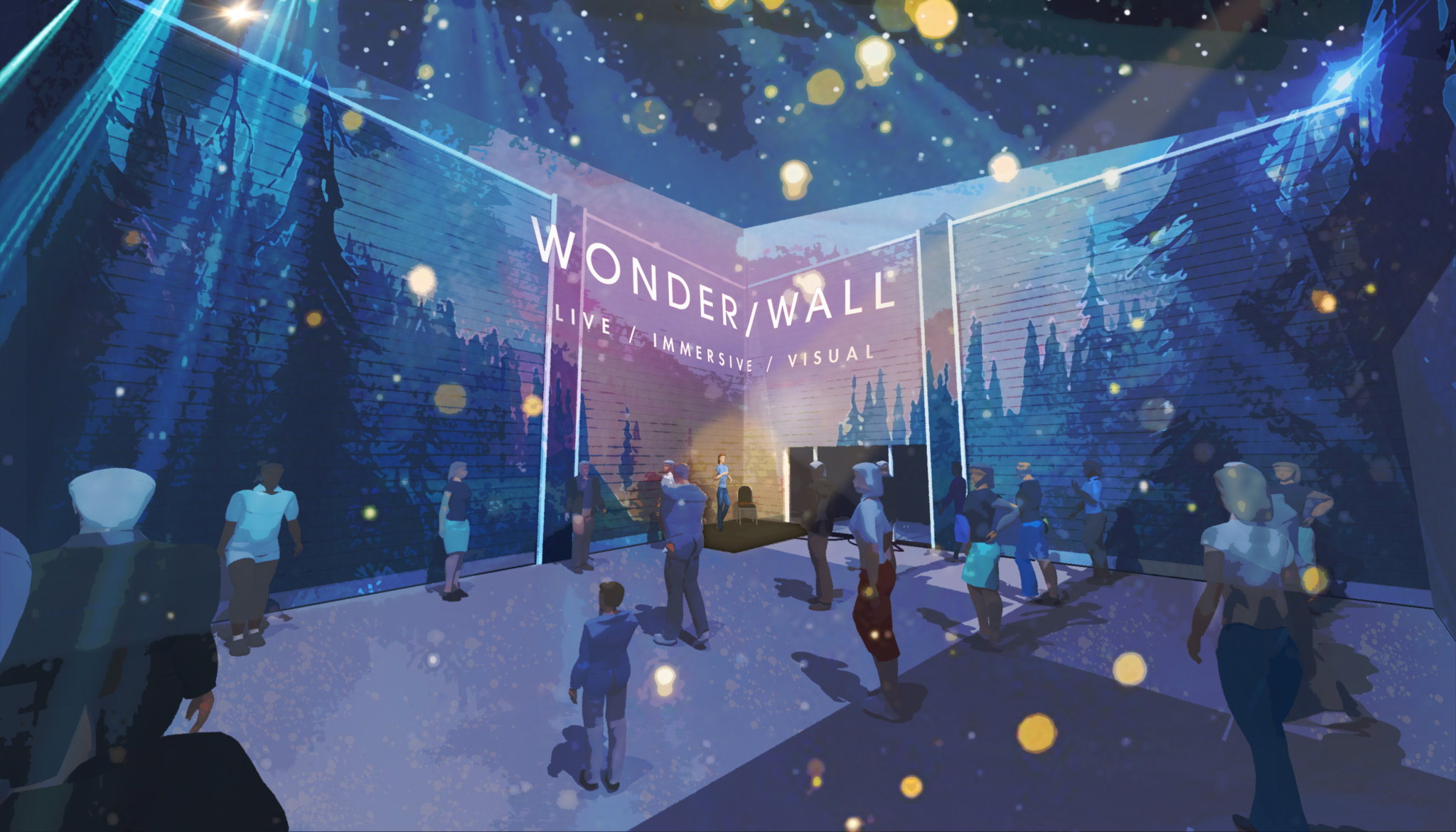 Wonder/Wall: Diverse Projection Designers Show at Bay Street