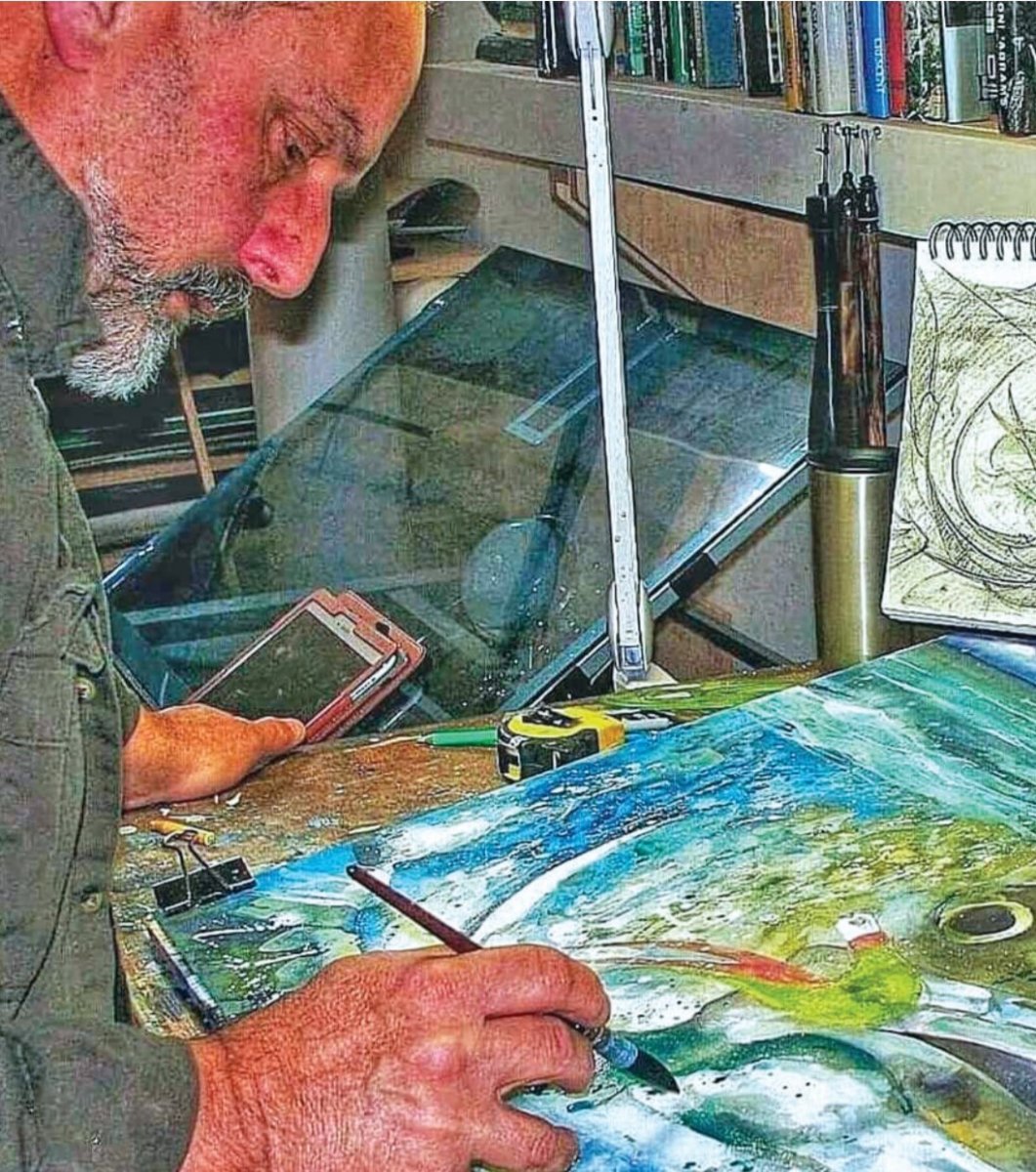 Dan's Cover Artist Savio Mizzi Talks Montauk, Art & Fishing