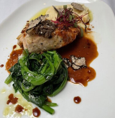 Recipe: 75 Main Breast of Chicken Stuffed with Black Truffle