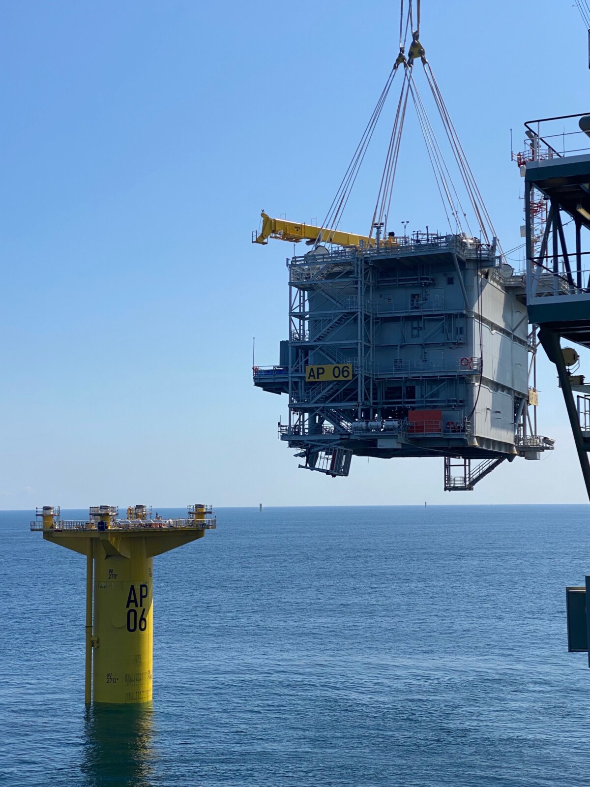 South Fork Wind Offshore Substation Being Installed