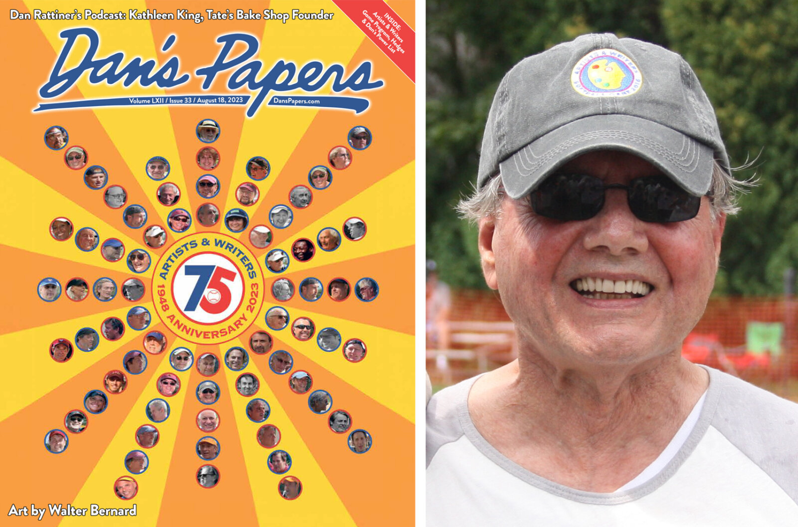 Walter Bernard Continues Artists & Writers Game Tradition