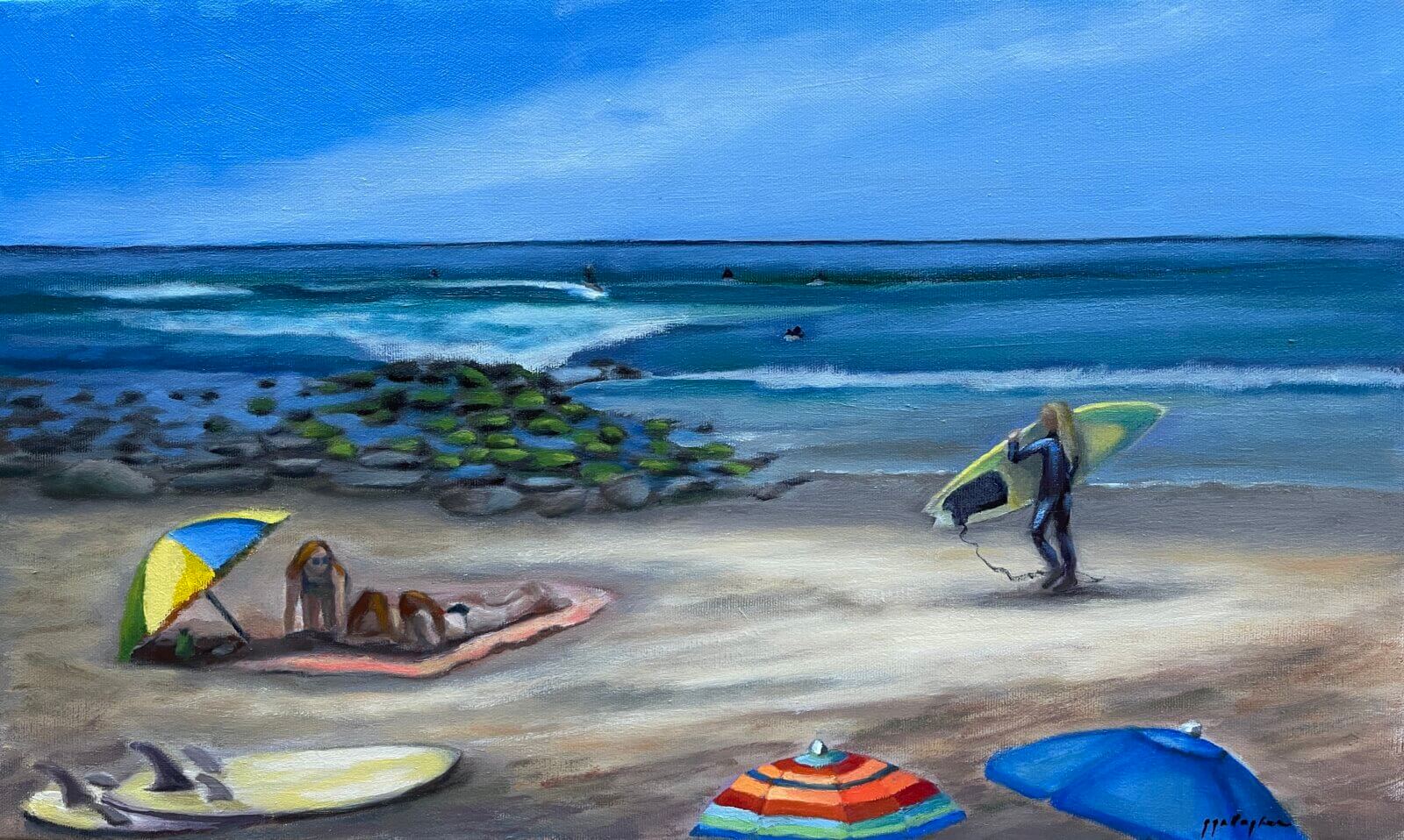 Dan's Cover Artist Gail Gallagher on Painting the Hamptons