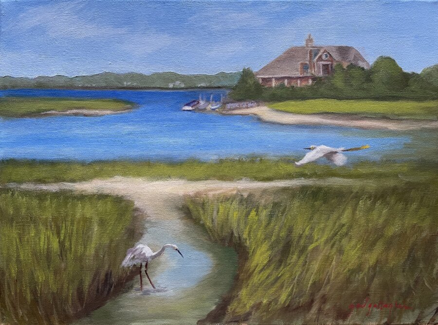 Dan's Cover Artist Gail Gallagher on Painting the Hamptons