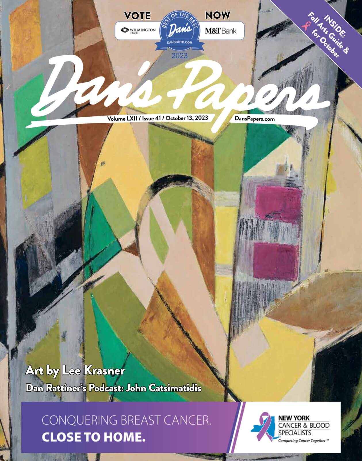 Collector Discusses Dan's Cover by Lee Krasner & AbEx at SAC