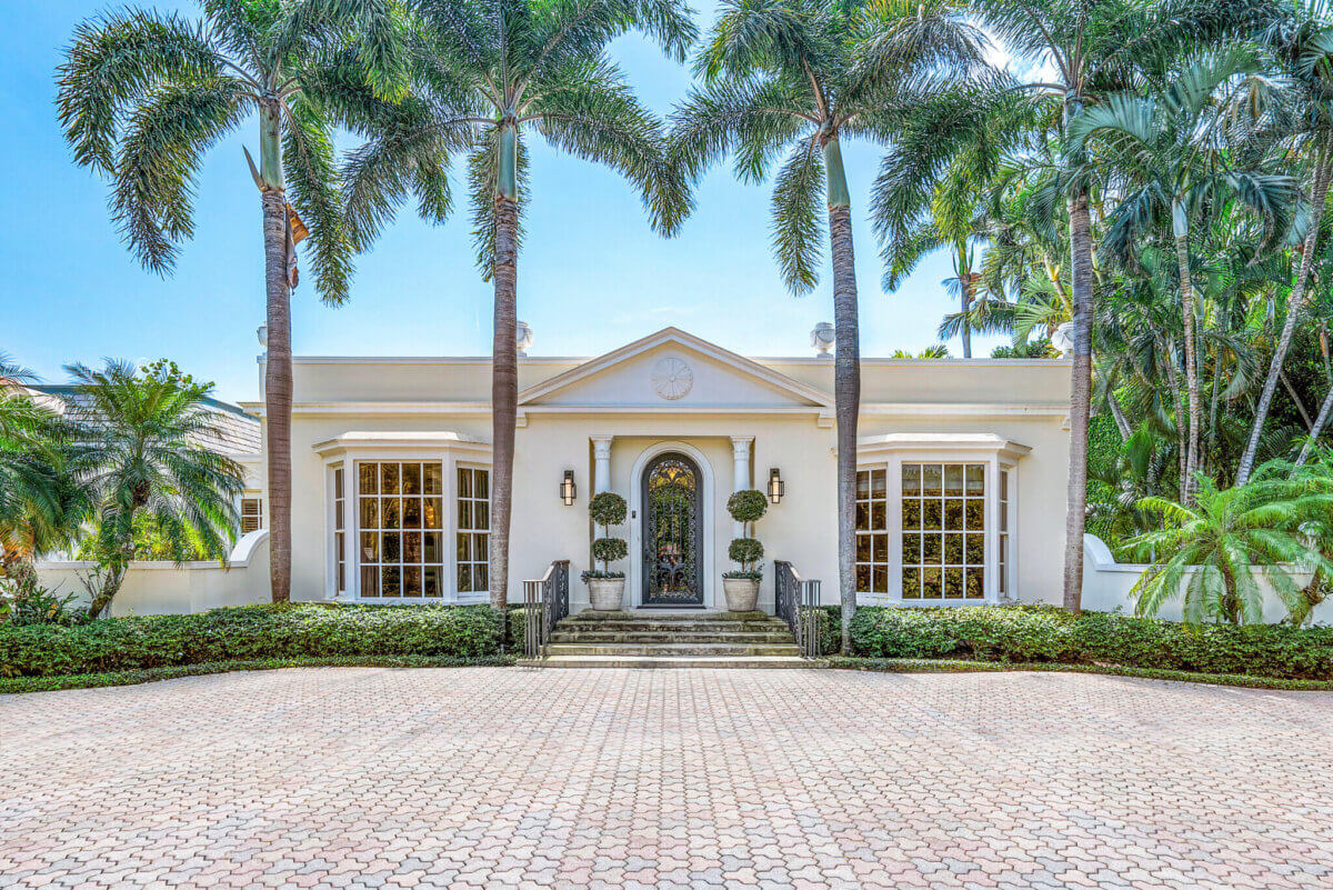 Palm Beach Regency-style Home's Sale Price Goes Up 250% in 10 Years ...