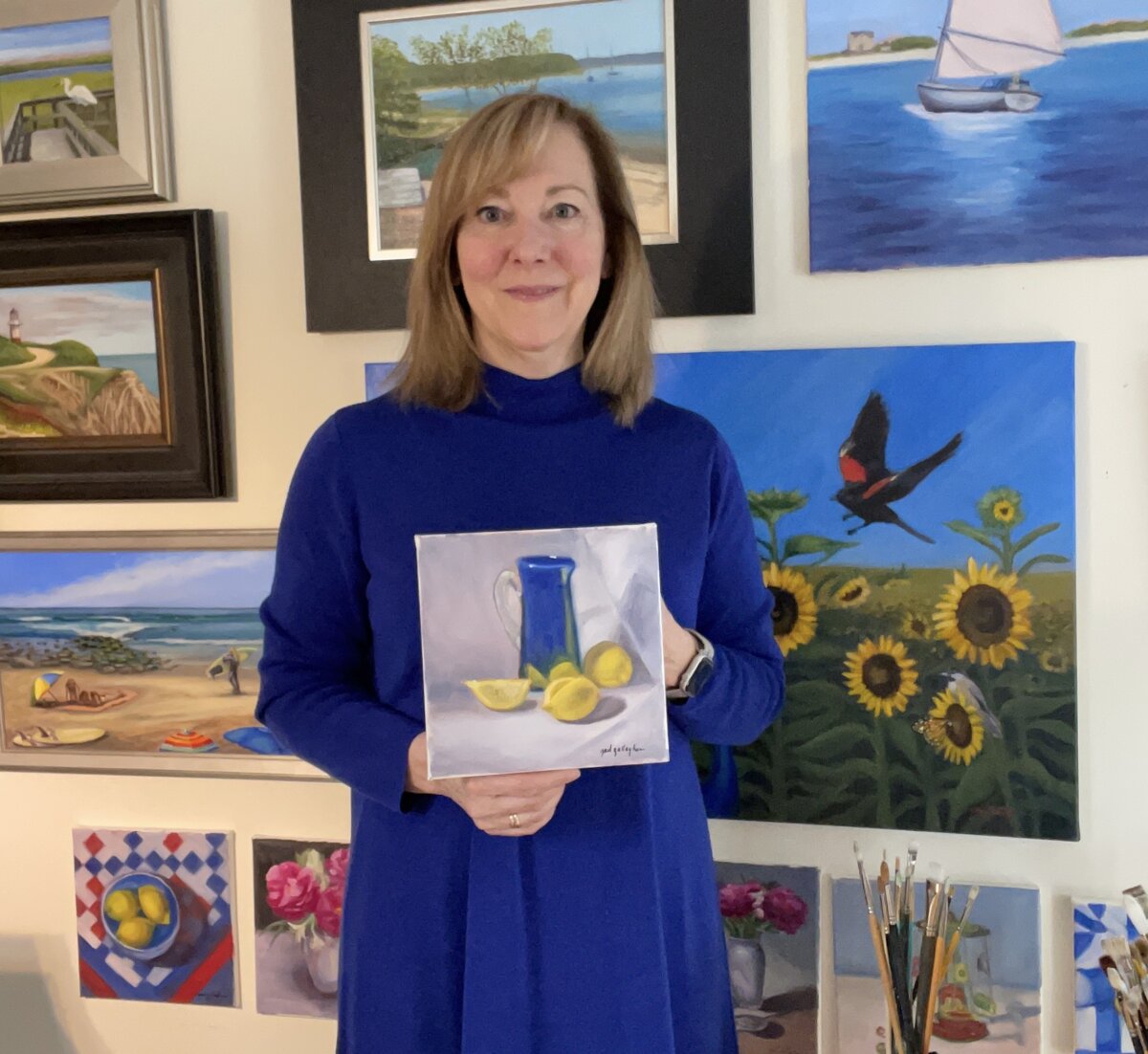 Dan's Cover Artist Gail Gallagher Paints 'Tribute'