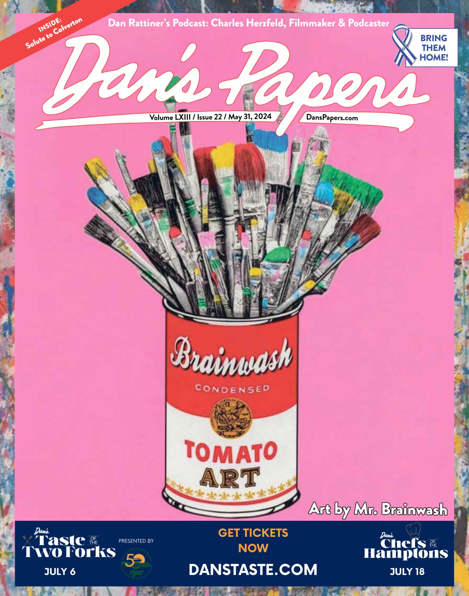 DTR Modern Discusses Dan's Cover Artist Mr. Brainwash